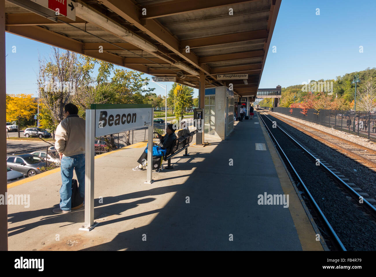 Beacon train station in New York Stock Photo - Alamy