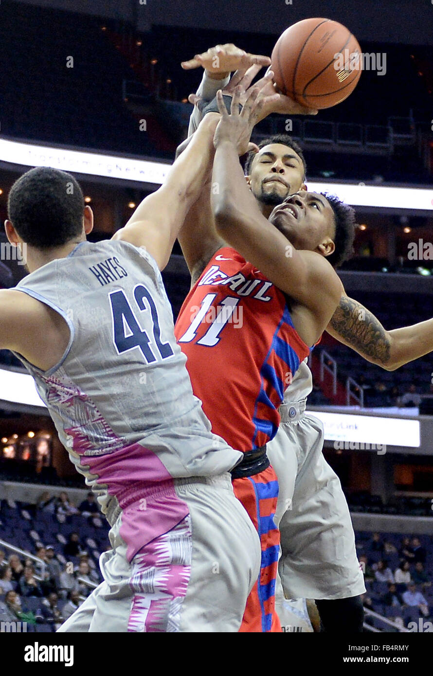 Washington, DC, USA. 9th Jan, 2016. 20160109 - Georgetown forward ISAAC ...