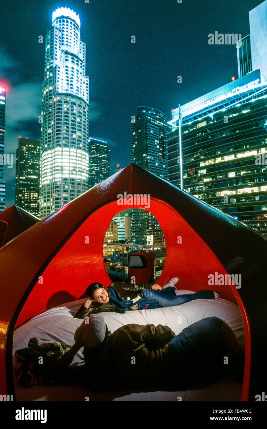 LOS ANGELES, CA – FEBRUARY 28: The Standard Hotel in Downtown Los ...
