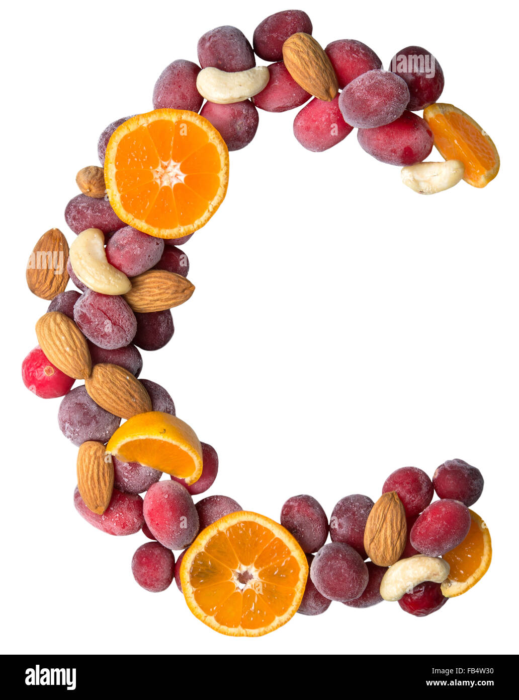 fruit letter C Stock Photo - Alamy