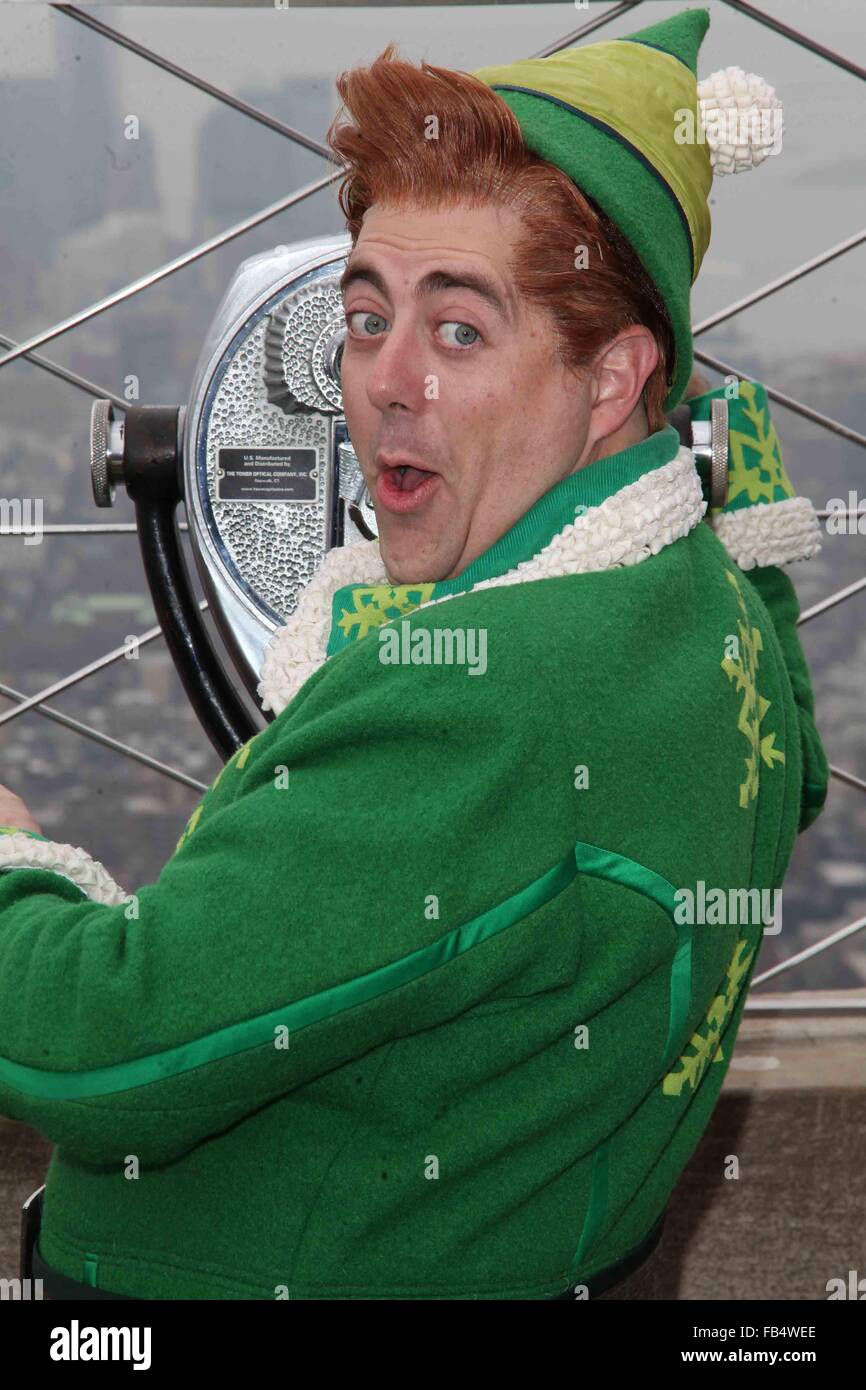 Eric Petersen as Buddy The Elf and Veronica Kuehn as Jovie from Elf The ...