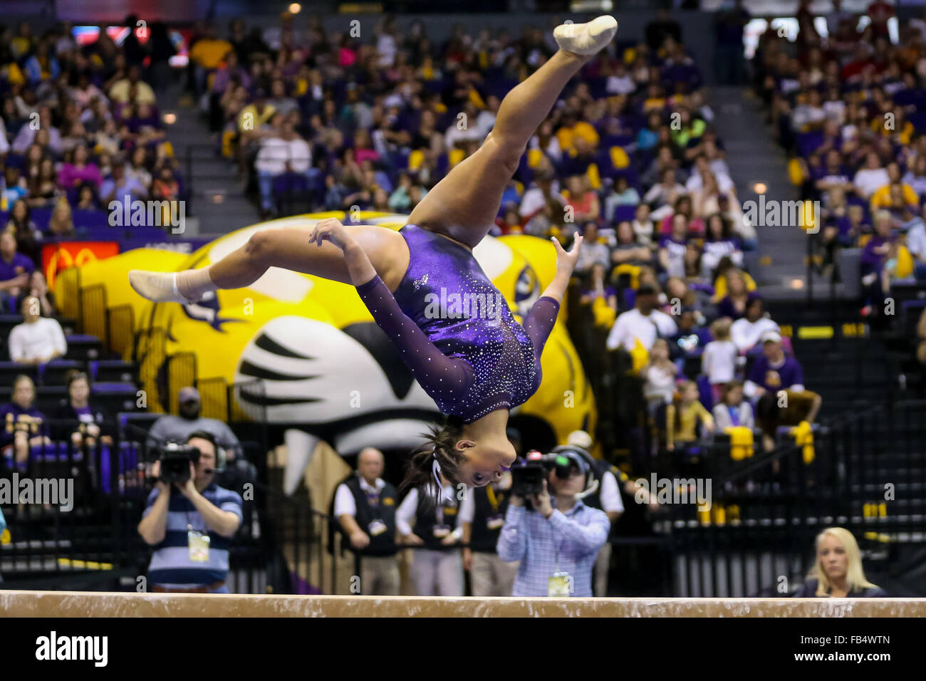Baton Rouge, LA, USA. 09th Jan, 2016. LSU Tigers Lexie Priessman ...