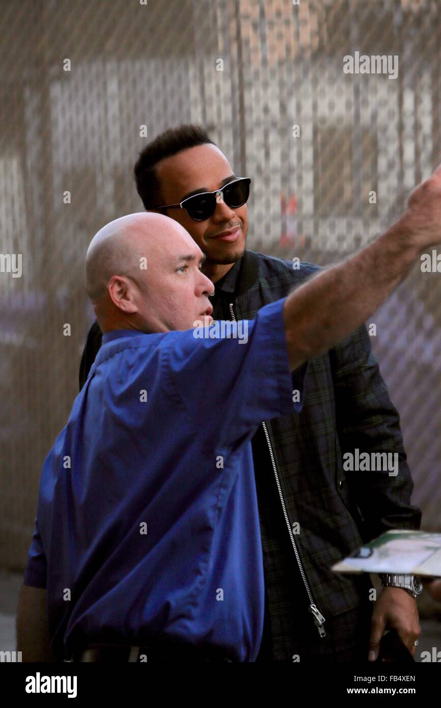 Lewis hamilton and his bulldog Roscoe seen arriving at the ABC studios ...