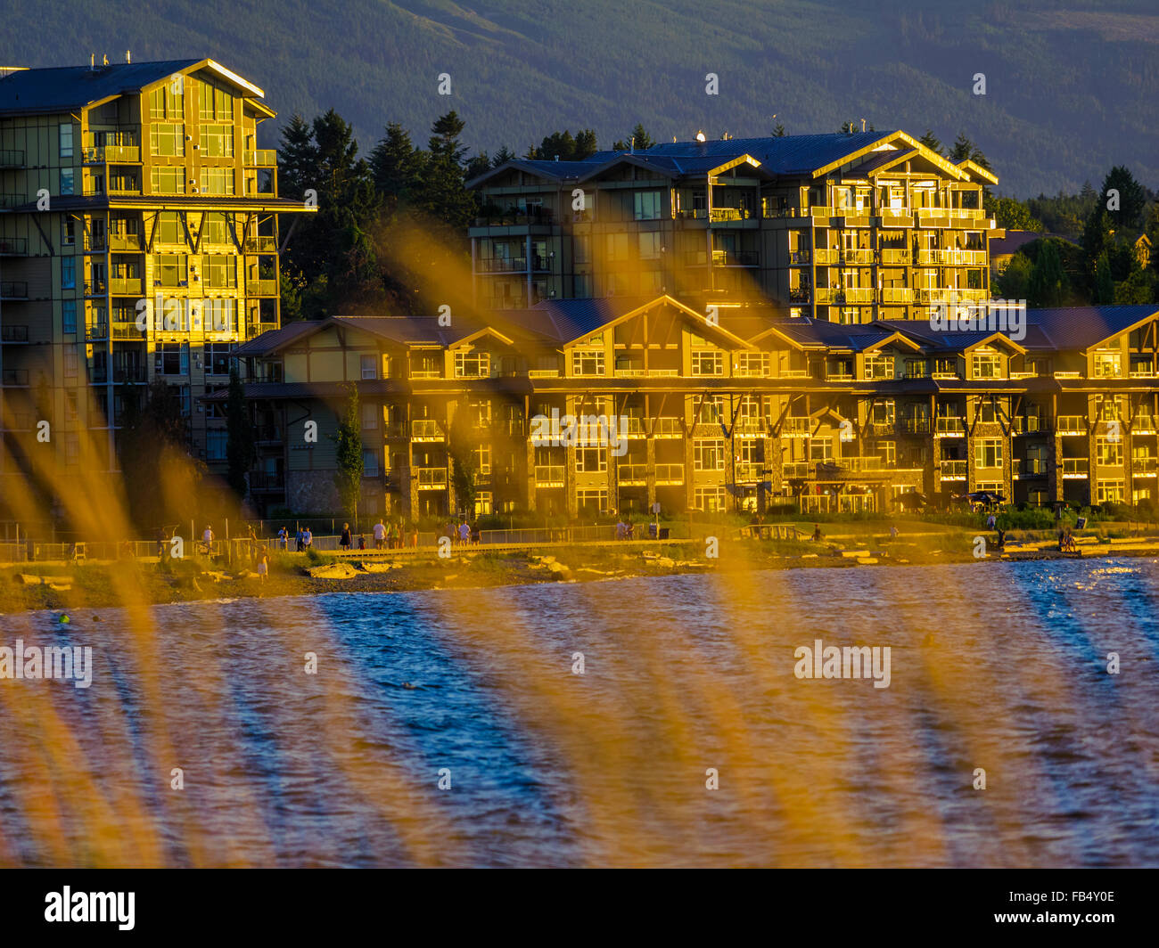 Resort in Parksville, Vancouver Island, British Columbia, Canada Stock ...