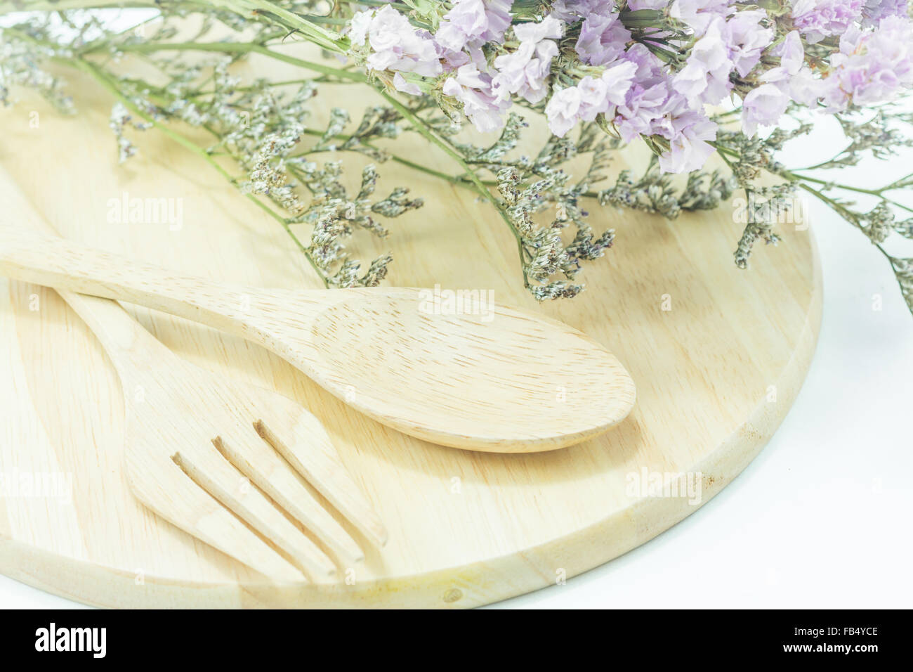 Fork wooden utensil kitchen detail hi-res stock photography and images ...