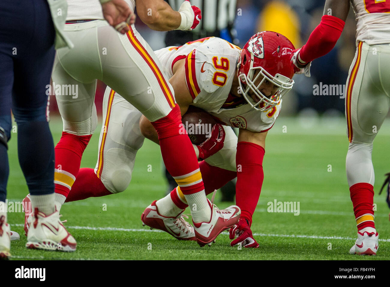 Houston, Texas, USA. 9th Jan, 2016. Kansas City Chiefs inside ...