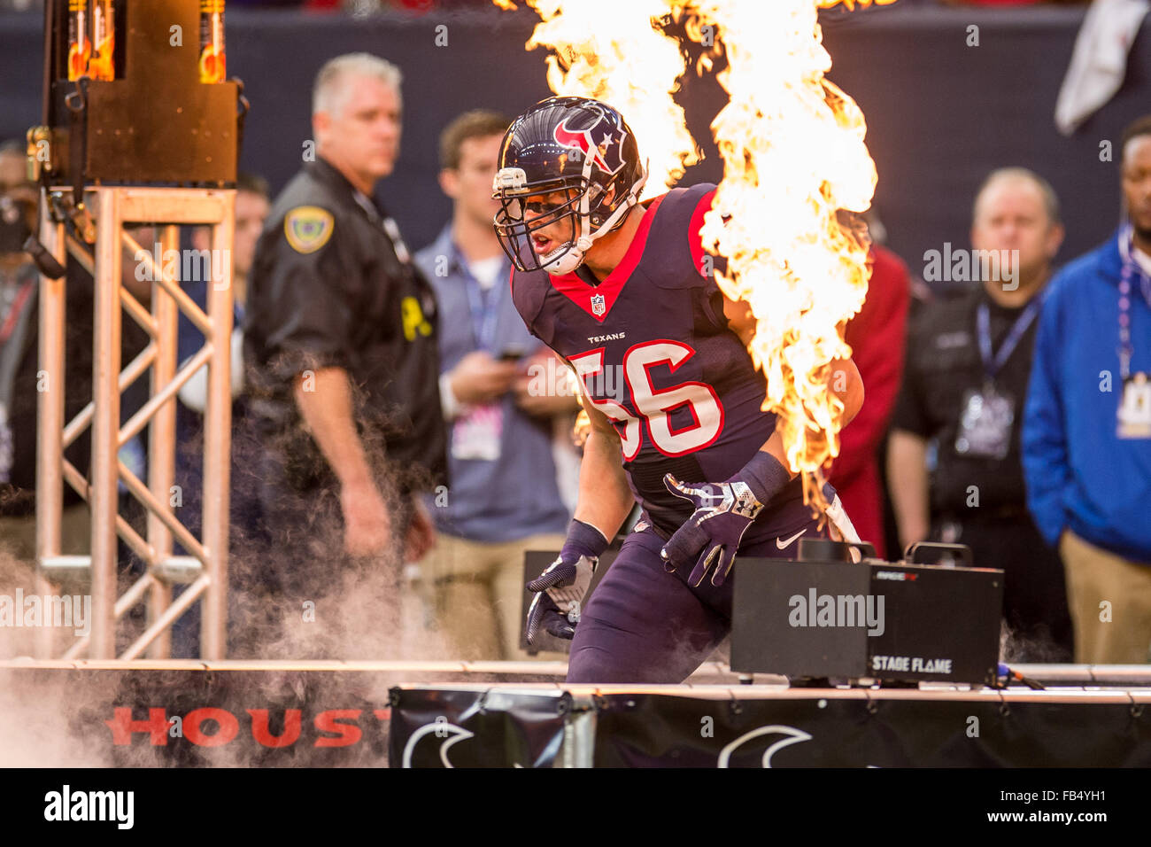 Houston, Texas, USA. 9th Jan, 2016. Houston Texans inside linebacker ...