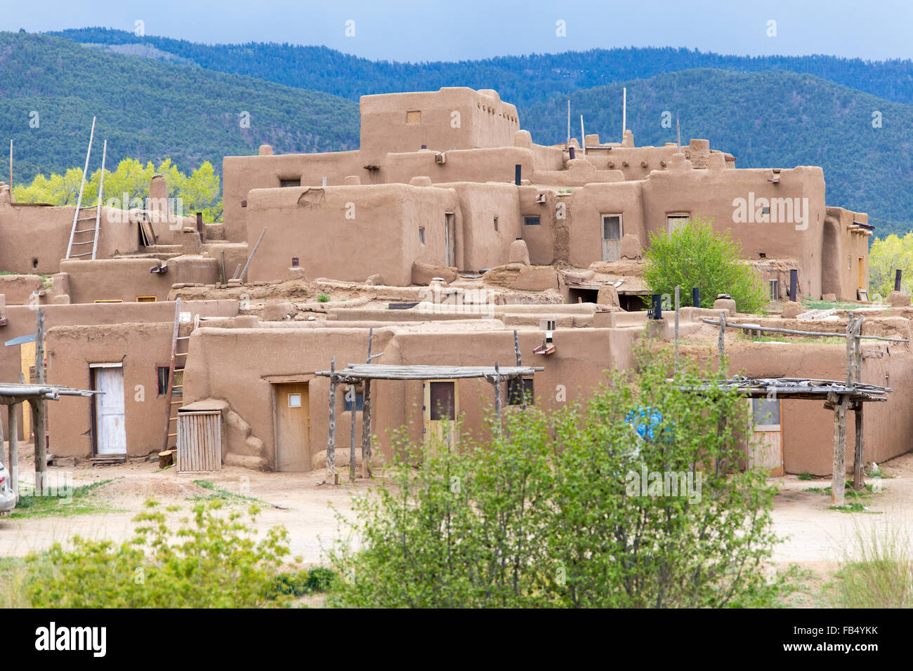 Taos Pueblo, historic Native American dwellings, Taos, New Mexico, USA ...