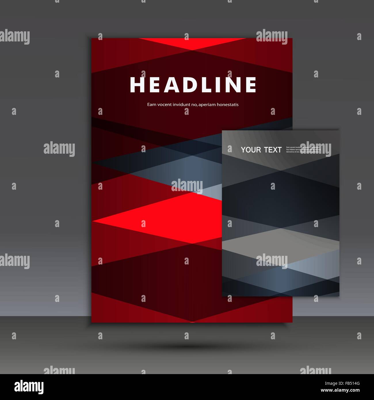 Templates geometric abstract design in A4. Modern vector background ...