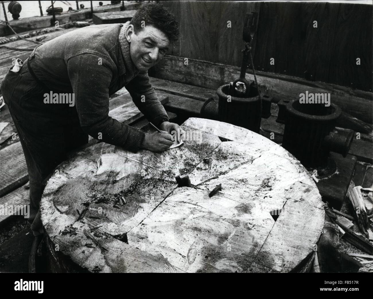 1968 - Falkland Islander Willie Bowles, a master carpenter, who was ...