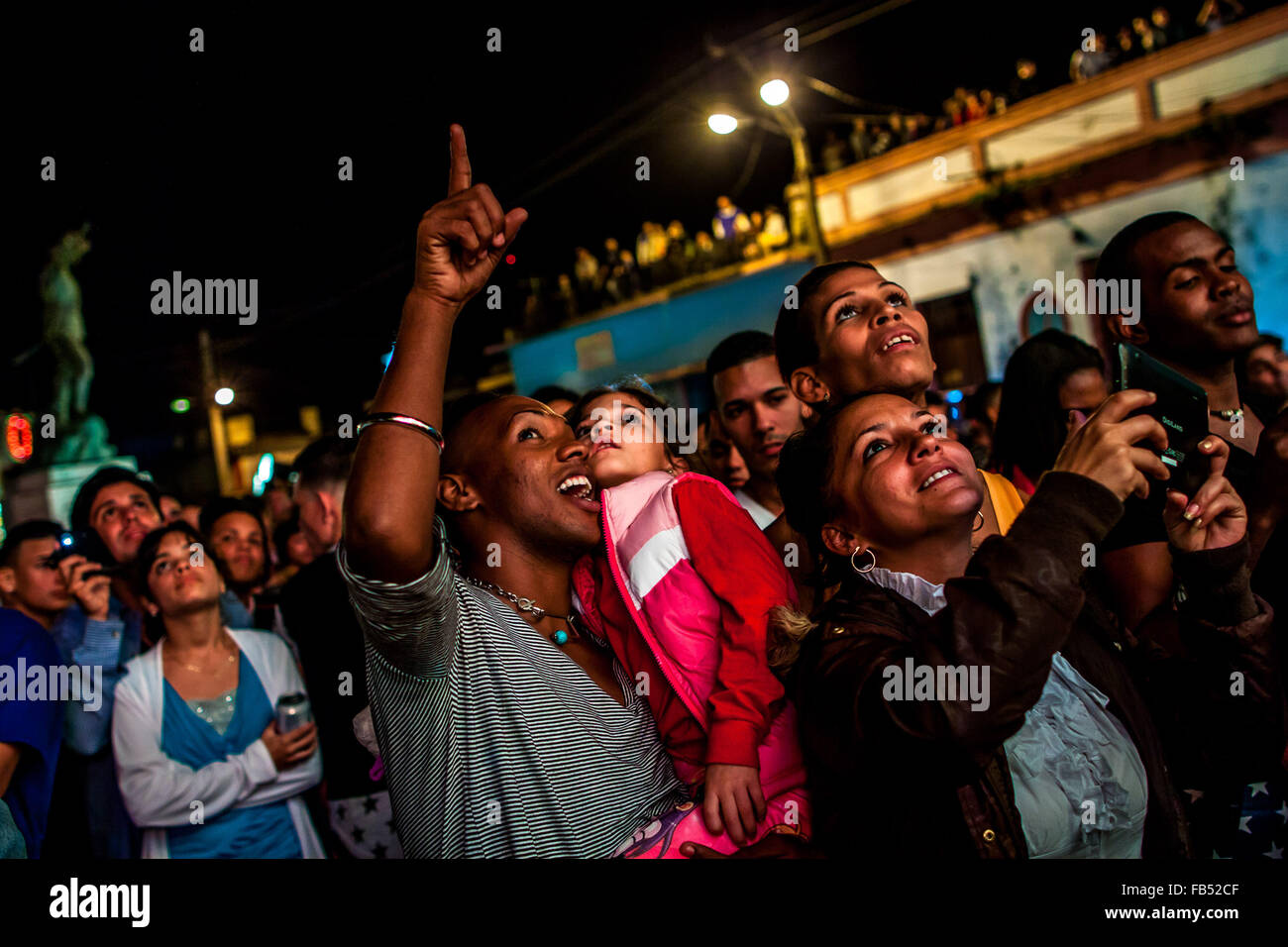 Mayabeque. 9th Jan, 2016. Local residents enjoy the beauty of the ...