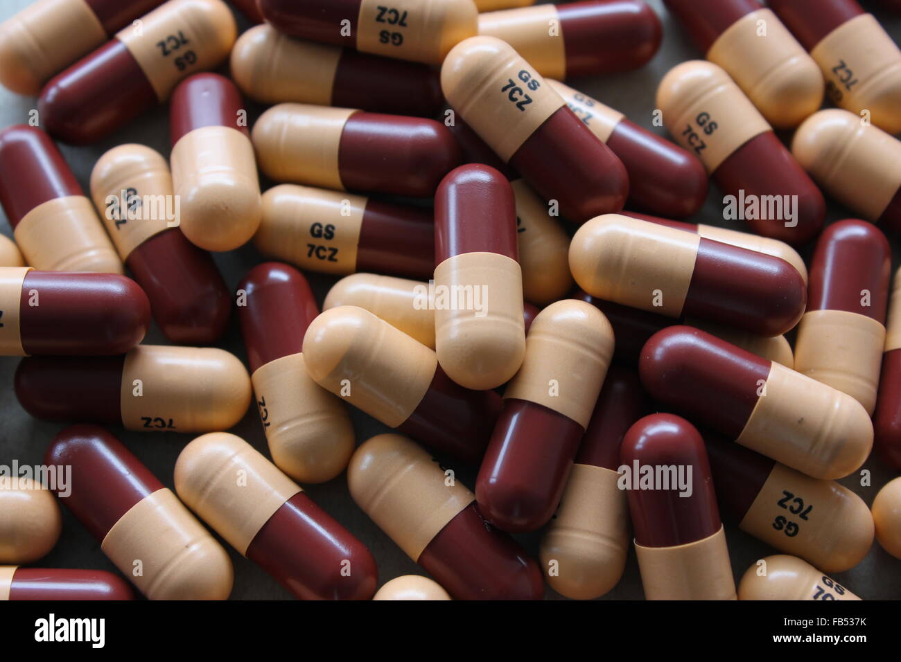 many tablets on a table Stock Photo - Alamy