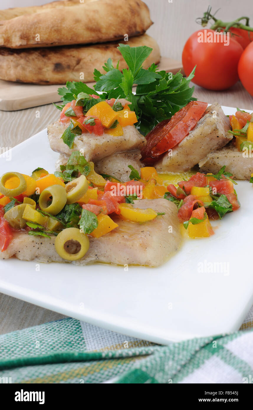 Fish cut pieces hi-res stock photography and images - Alamy