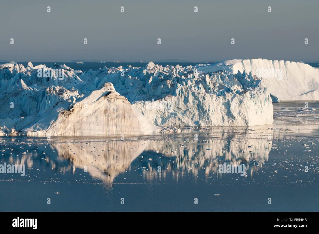 Icebergs in Disko Bay, Ilulissat, Greenland Stock Photo - Alamy