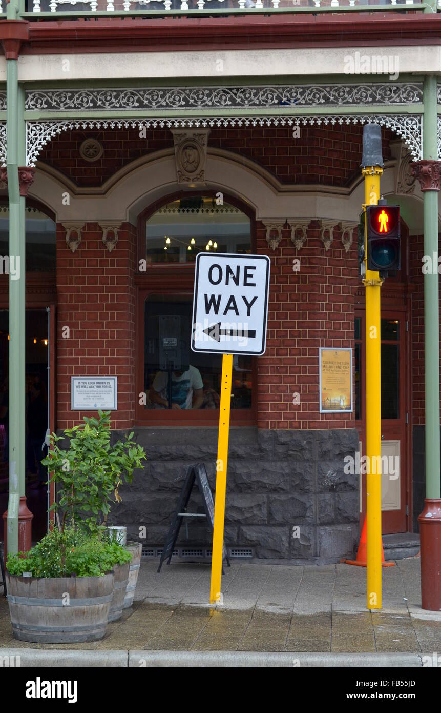 Australian pedestrian crossing sign hi-res stock photography and images ...