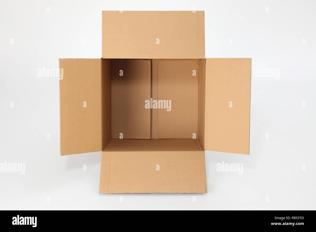 top view of open empty box Stock Photo - Alamy