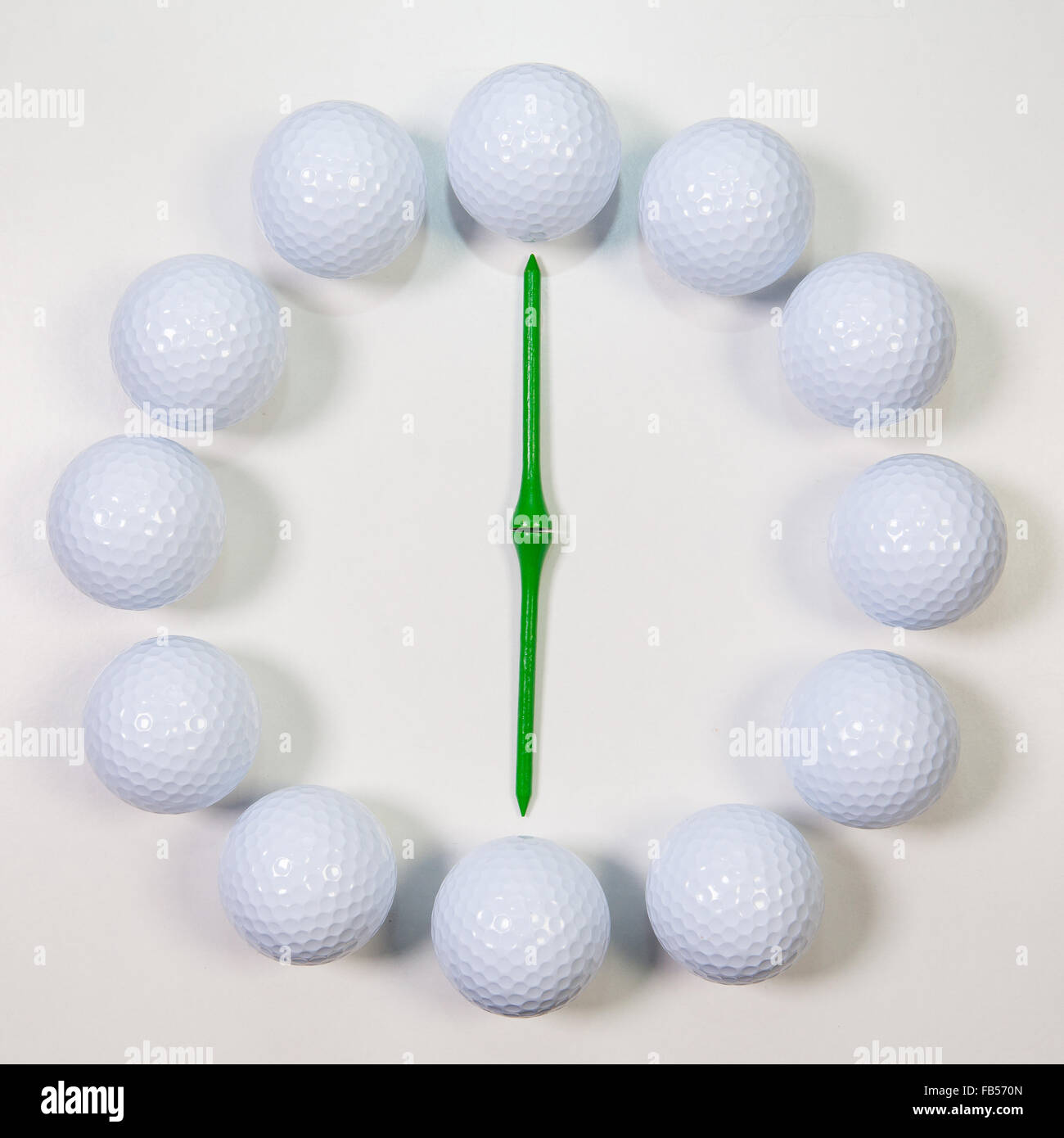Golf ball clock hi-res stock photography and images - Alamy