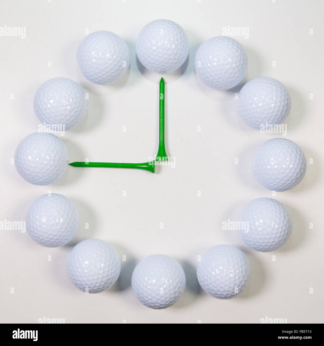 Clock golf hi-res stock photography and images - Alamy