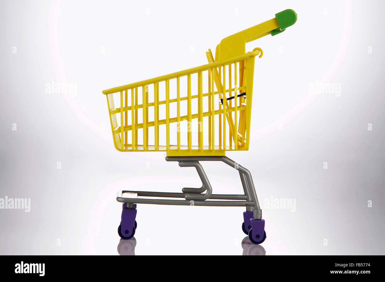 miniature shopping cart Stock Photo - Alamy
