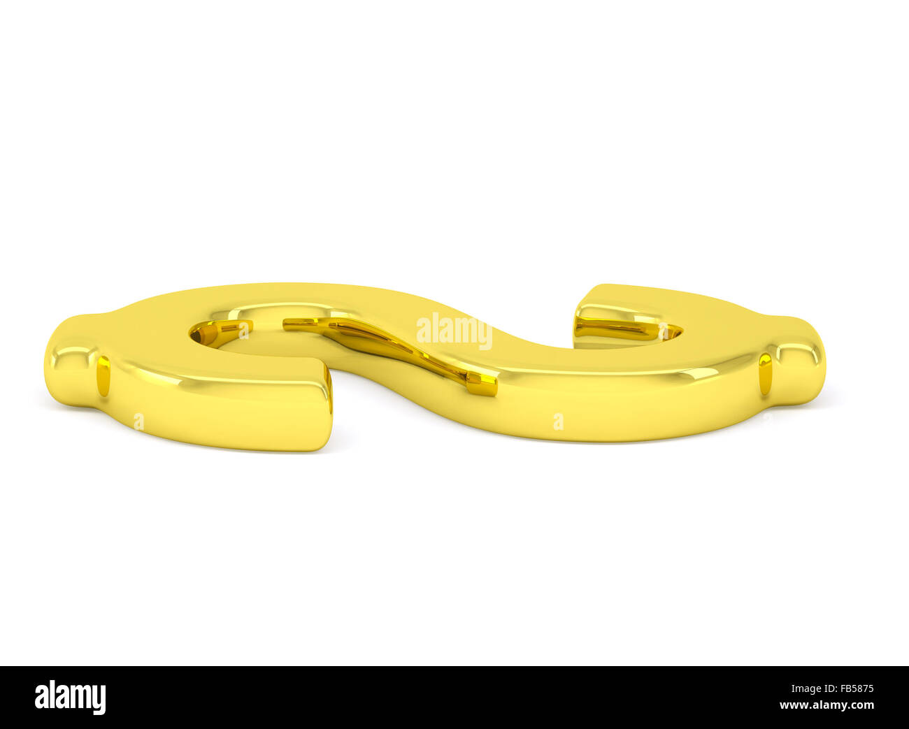 Golden dollar sign Stock Photo - Alamy