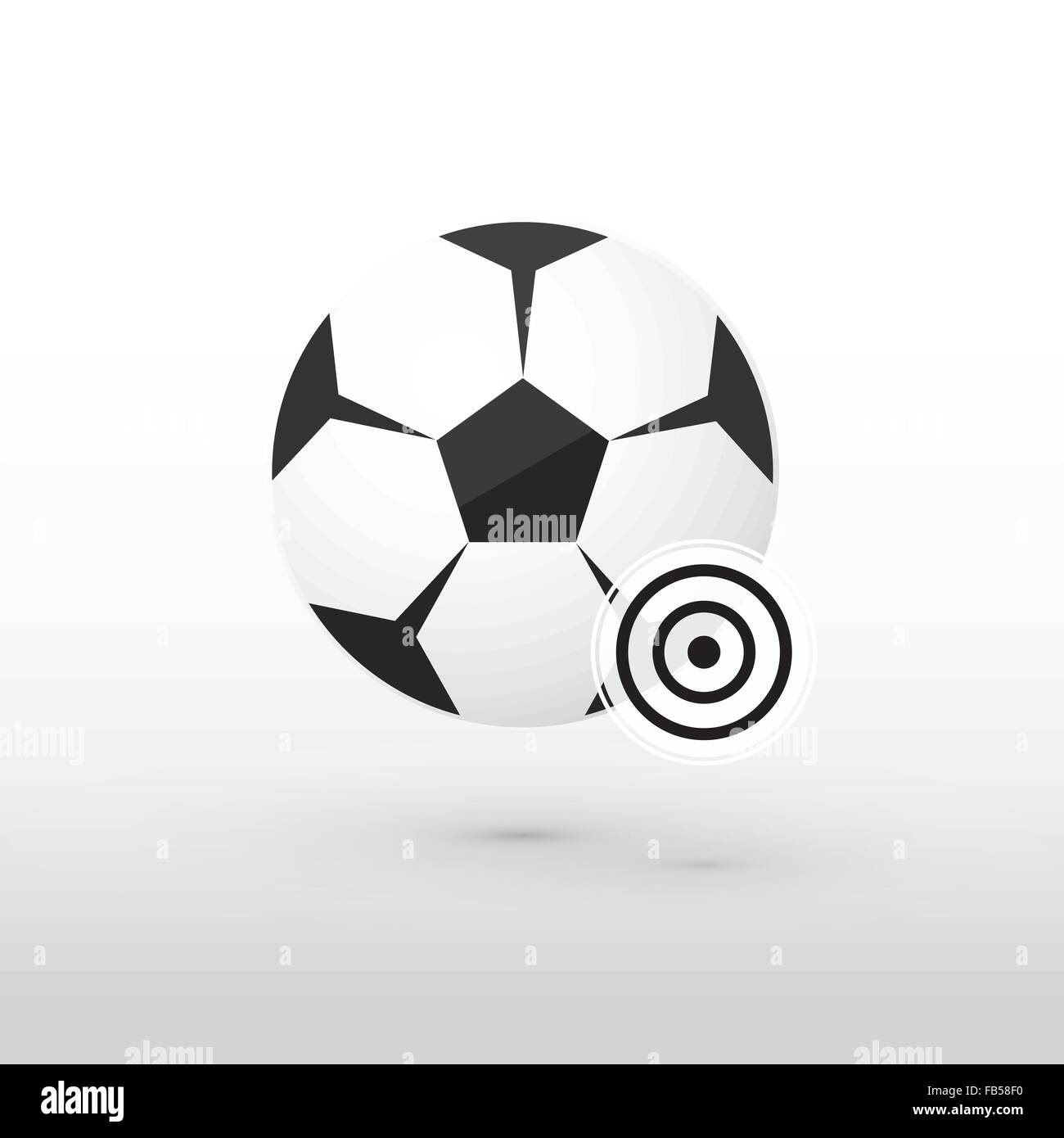 football with target Stock Vector Image & Art - Alamy