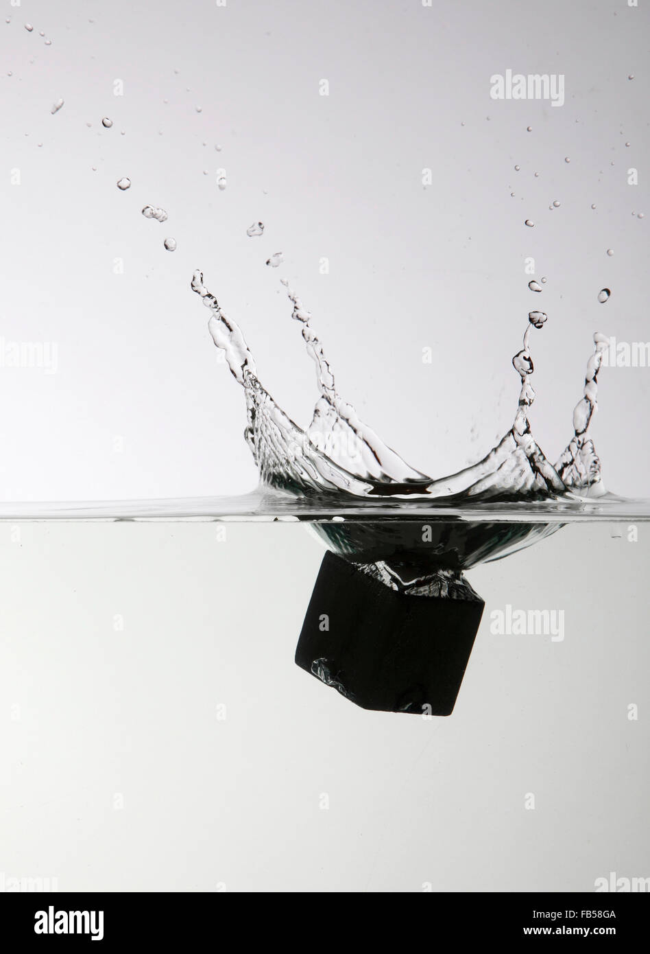 water splash on white background Stock Photo - Alamy