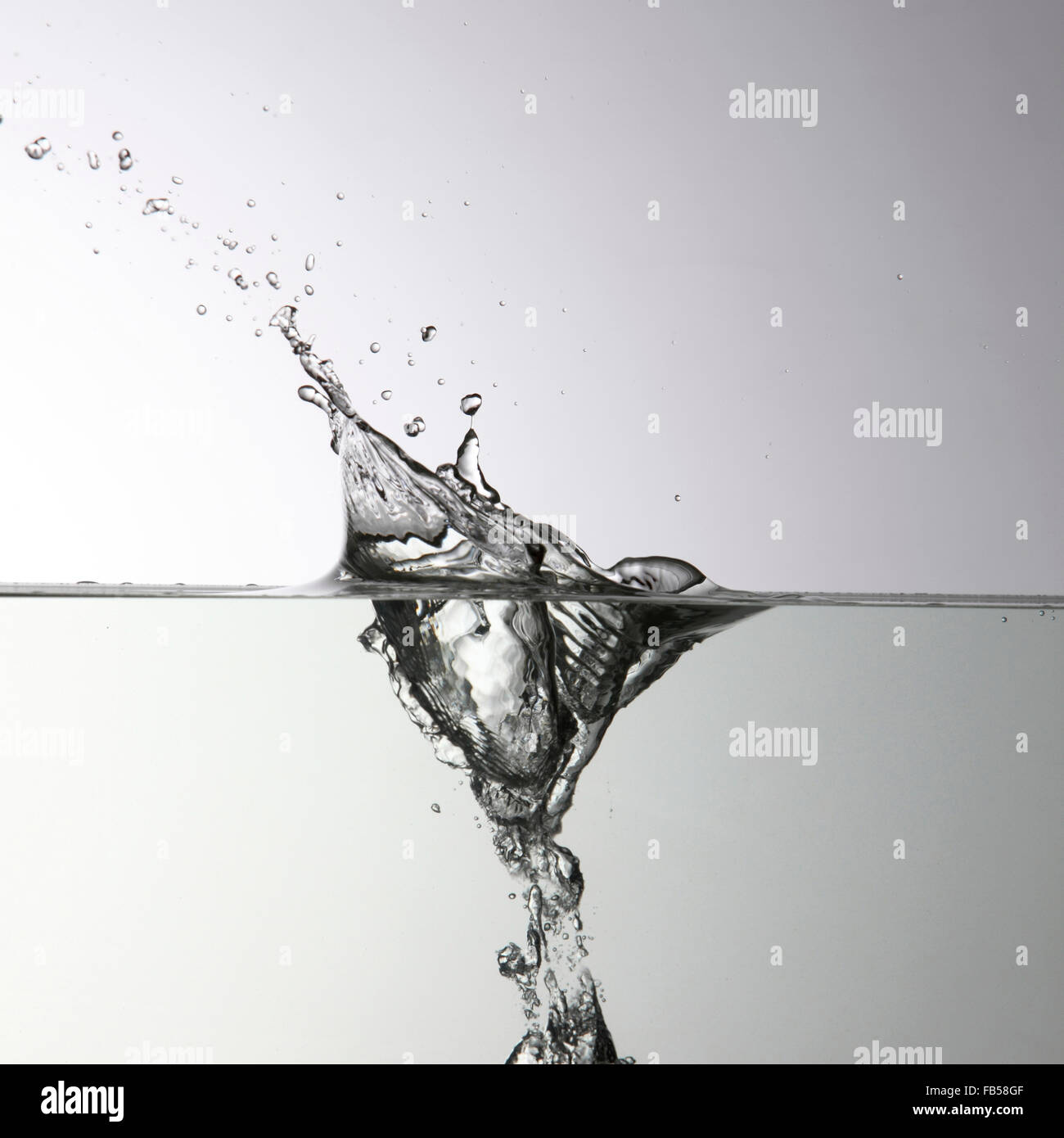water splash on white background Stock Photo - Alamy