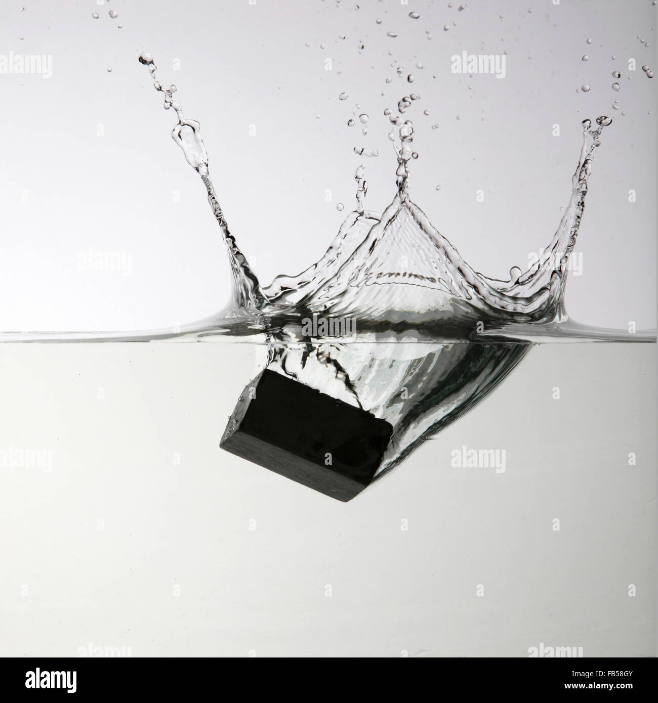 water splash on white background Stock Photo - Alamy