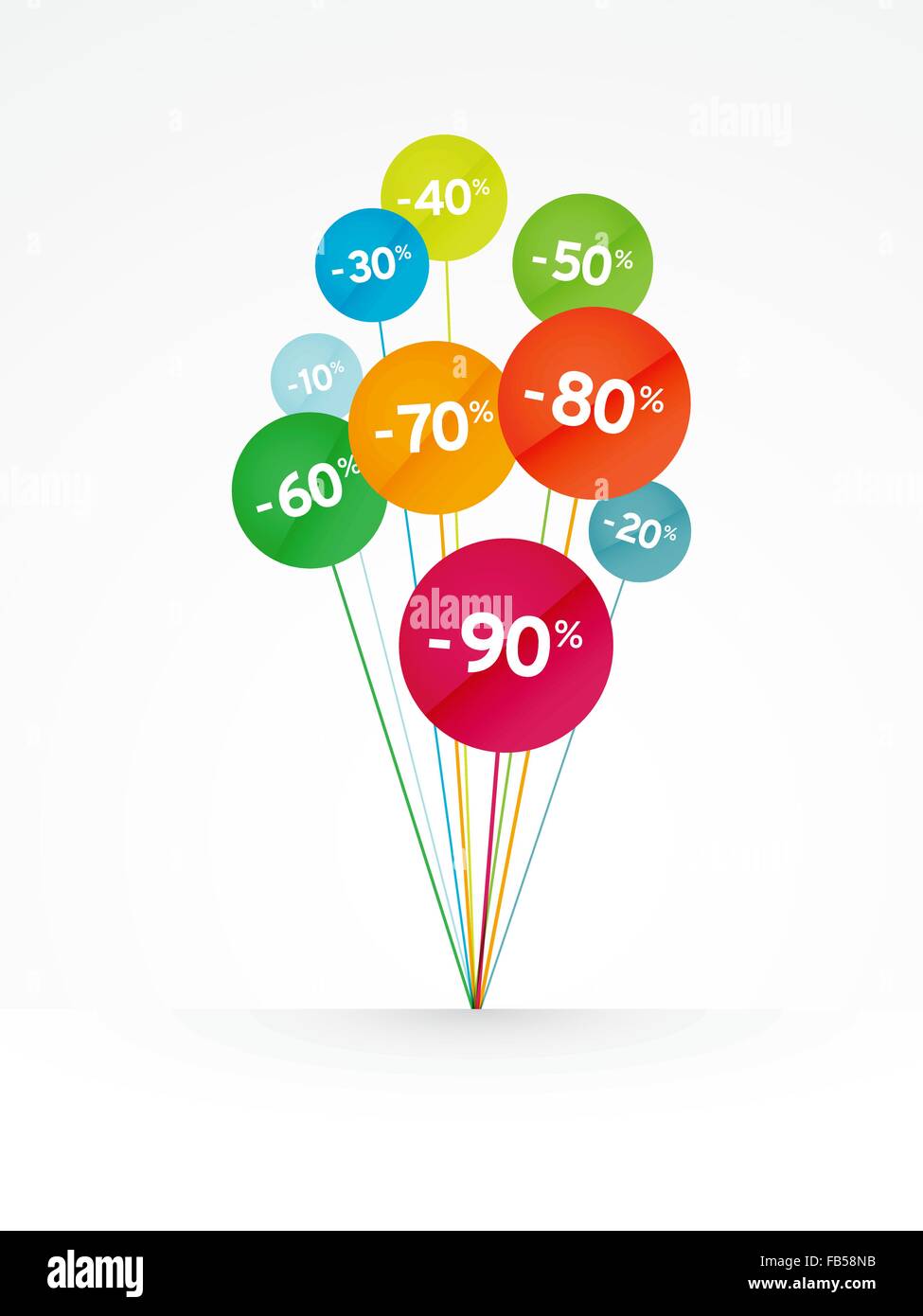 Color sign discount sale Stock Vector Images - Alamy