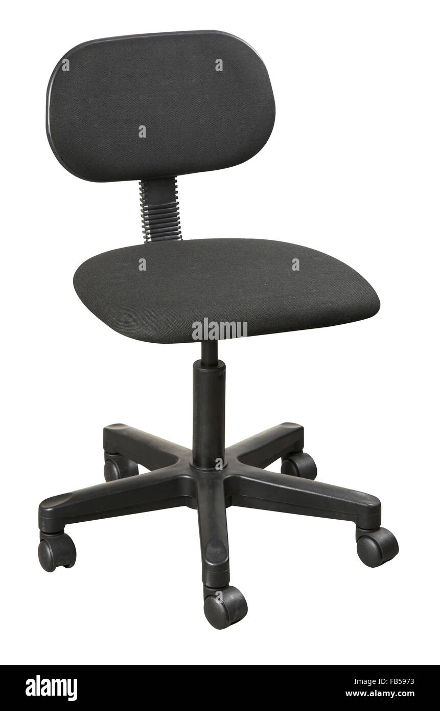 clipping path of a typist chair on the white background Stock Photo - Alamy