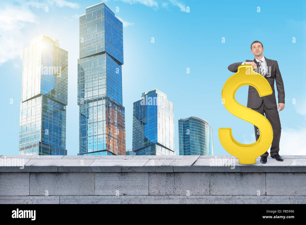 Big money symbol businessman hi-res stock photography and images - Alamy