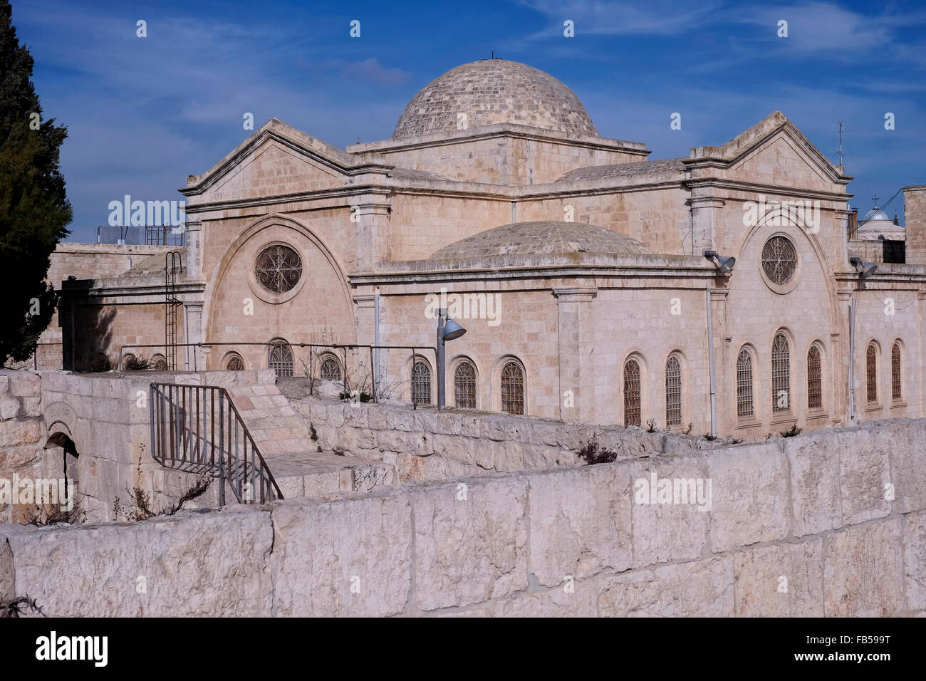 Exterior of the Church of the Holy Archangels, also known as Deir Al ...