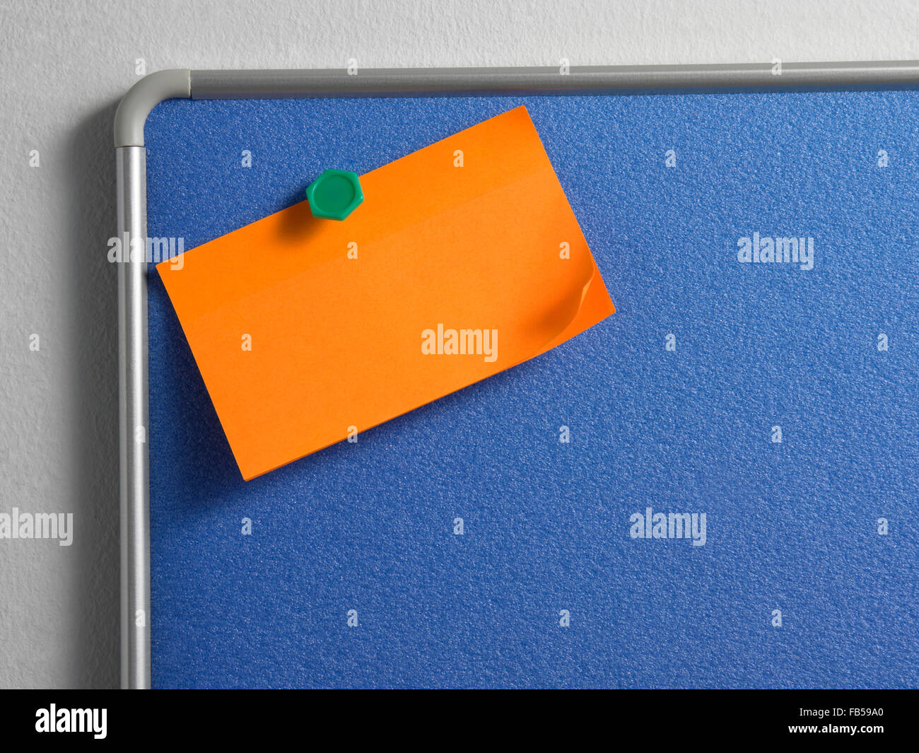 notebook or adhesive note on the notice board Stock Photo - Alamy