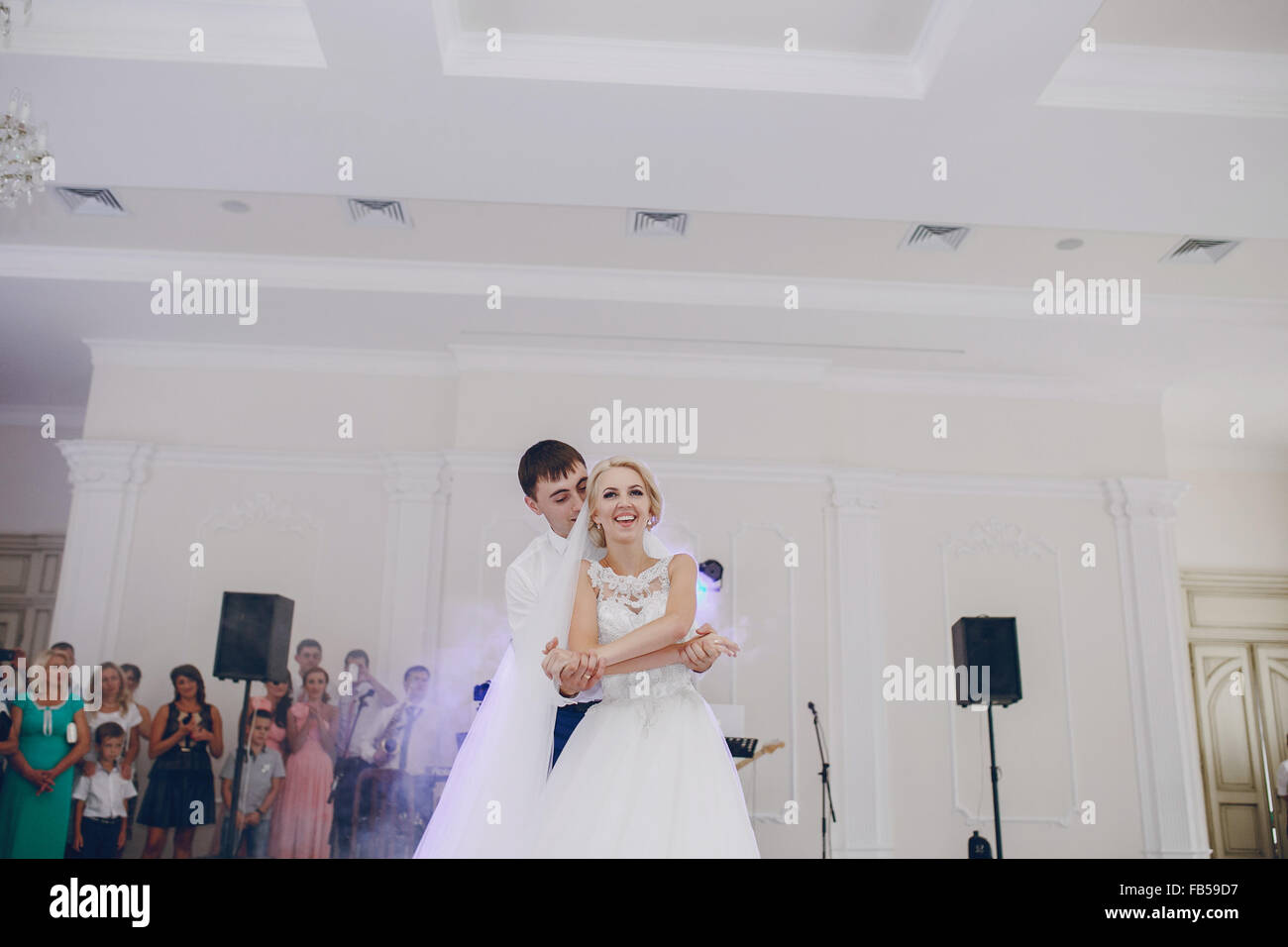 First wedding dance Stock Photo - Alamy