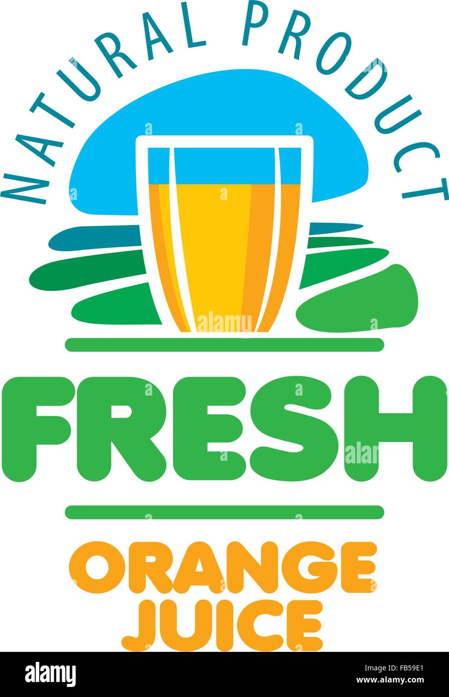 logo of fresh juice Stock Vector Image & Art - Alamy