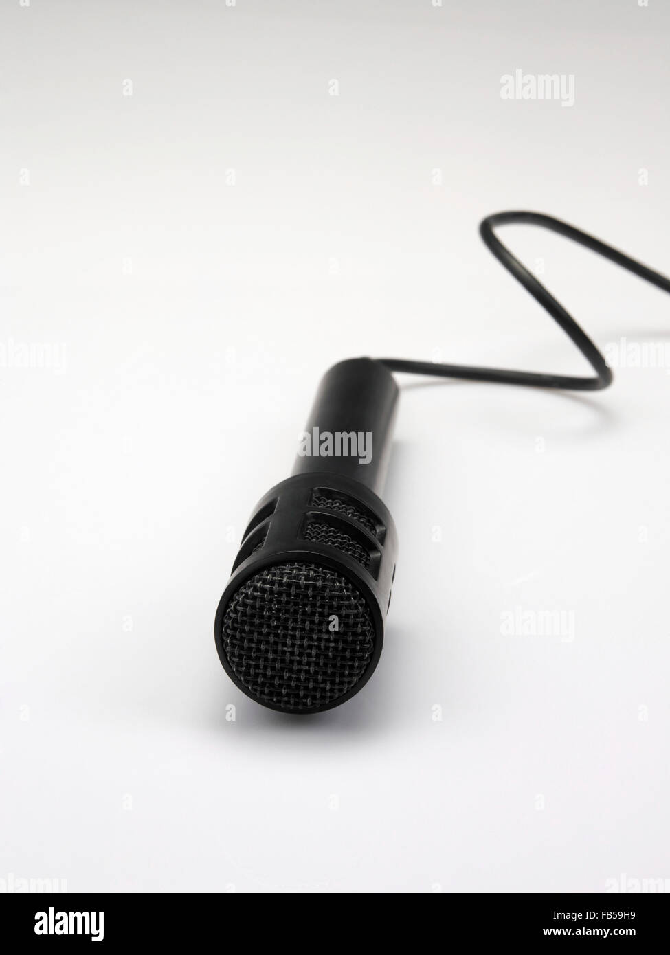 close up of the black color microphone Stock Photo - Alamy