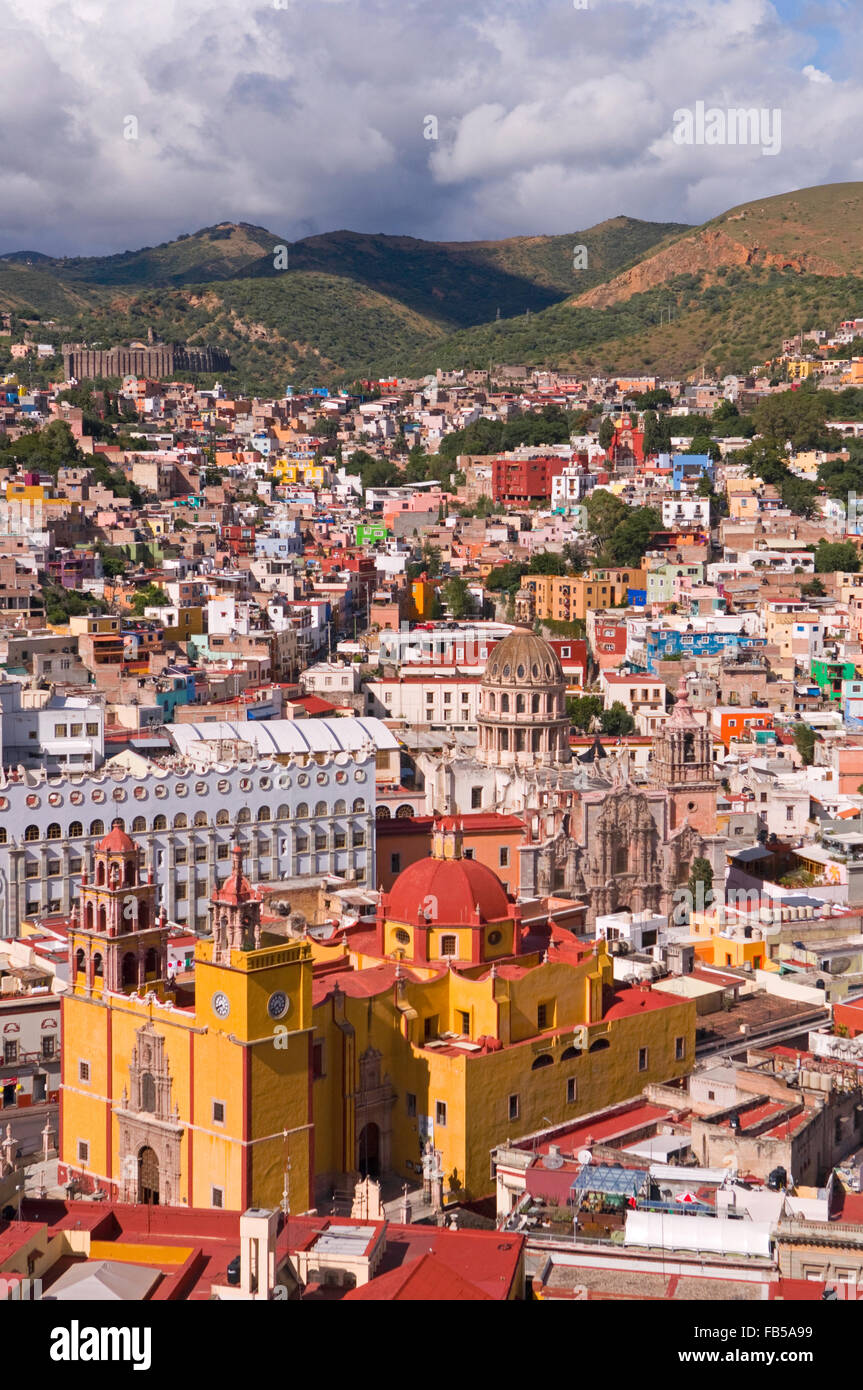 Mexico city birds eye view hi-res stock photography and images - Alamy