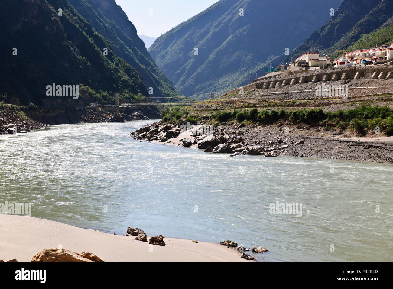 Jinsha river dam hi-res stock photography and images - Alamy