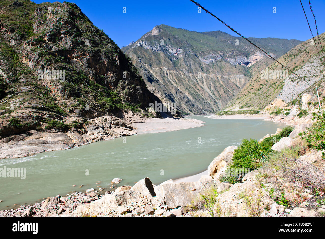 Jinsha river dam hi-res stock photography and images - Alamy