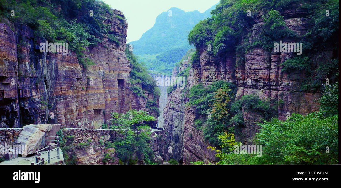 Taihang Mountain Lingchuan County Jincheng City Shanxi Province China ...