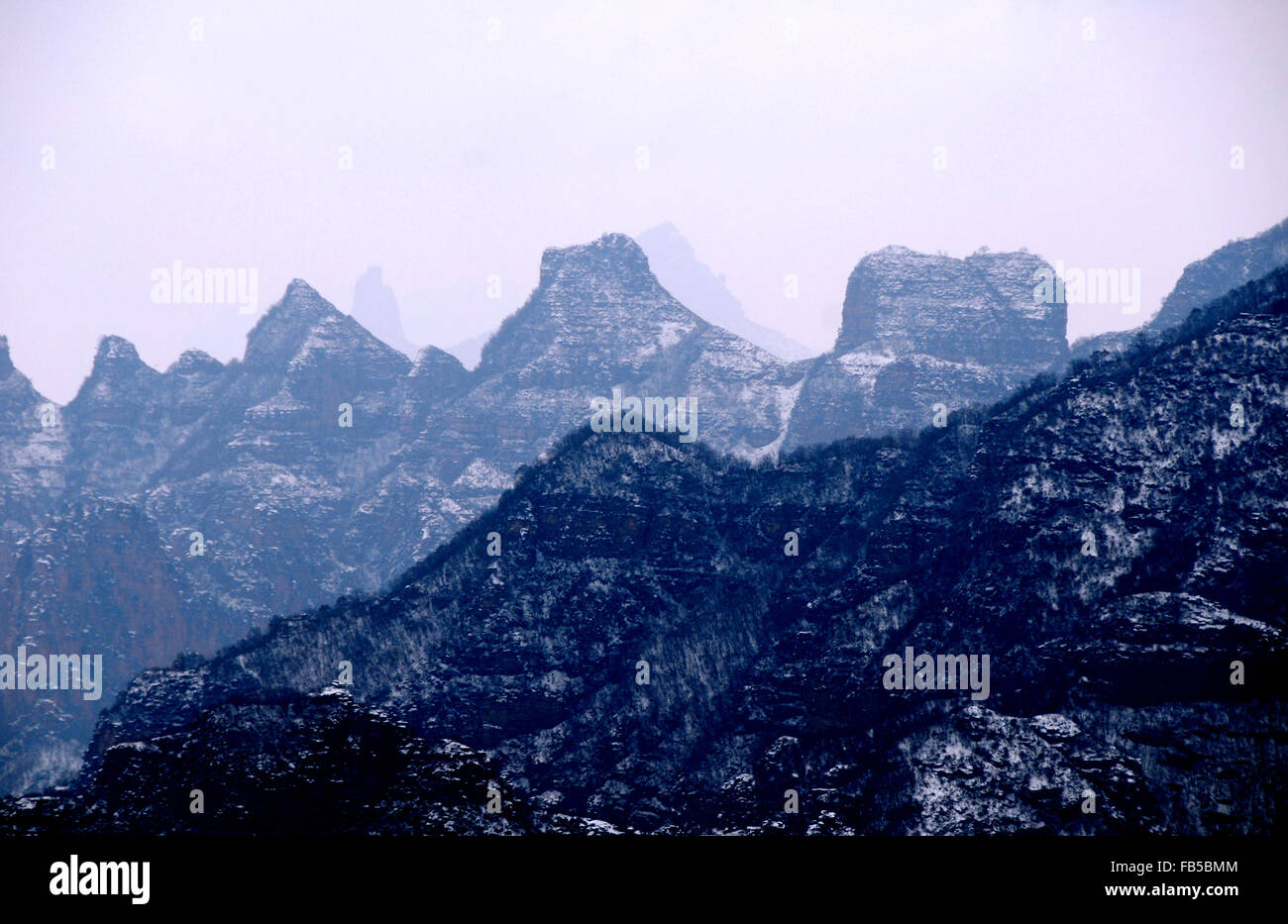 Taihang Mountain Hebei Province China Stock Photo - Alamy