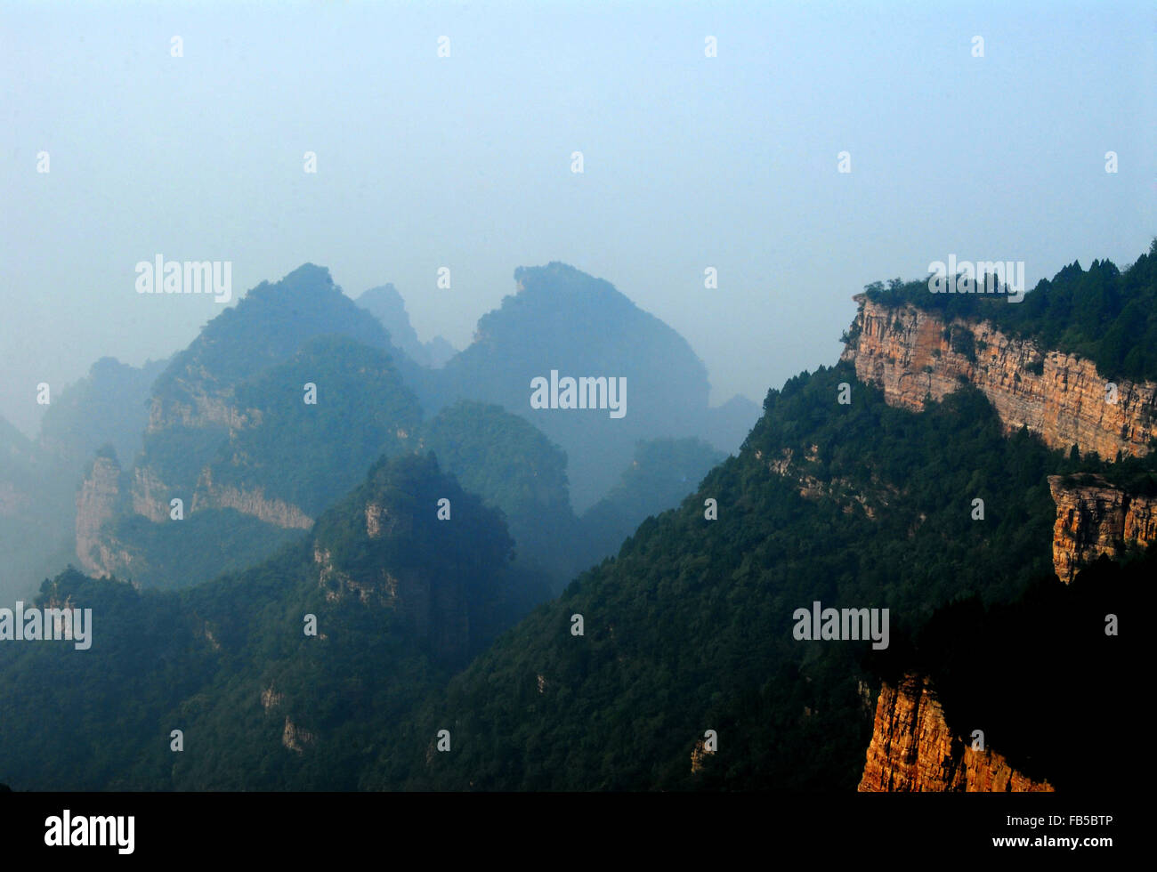 Taihang Mountain Hebei Province China Stock Photo - Alamy