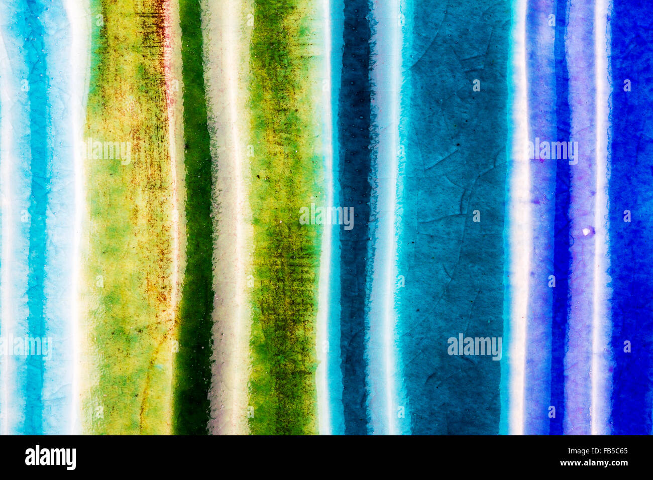 Closeup shot of glazed green and blue ceramics texture Stock Photo - Alamy