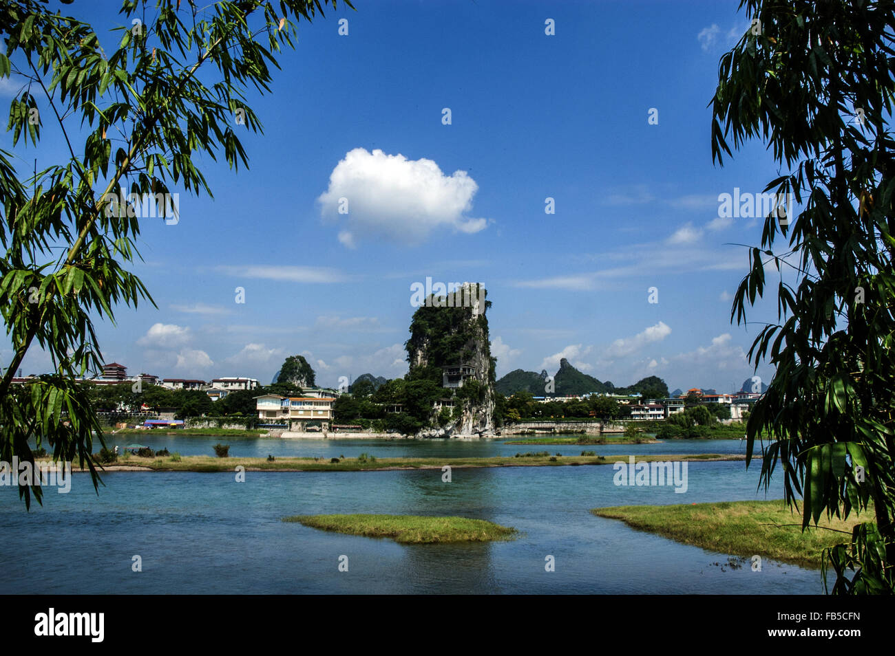 Guilin City Guangxi Province China Stock Photo - Alamy