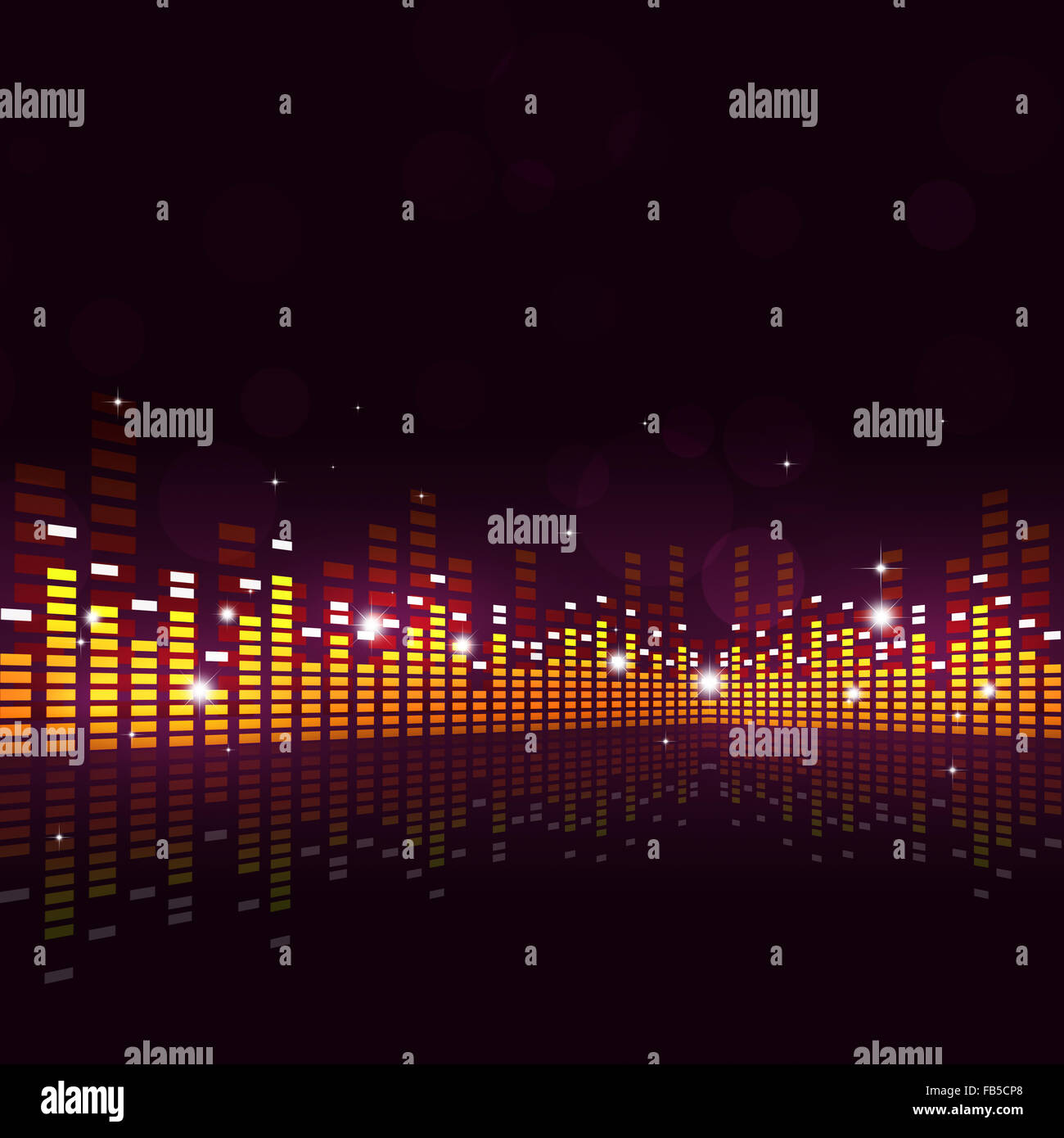 abstract multicolor music equalizer background for active parties Stock ...