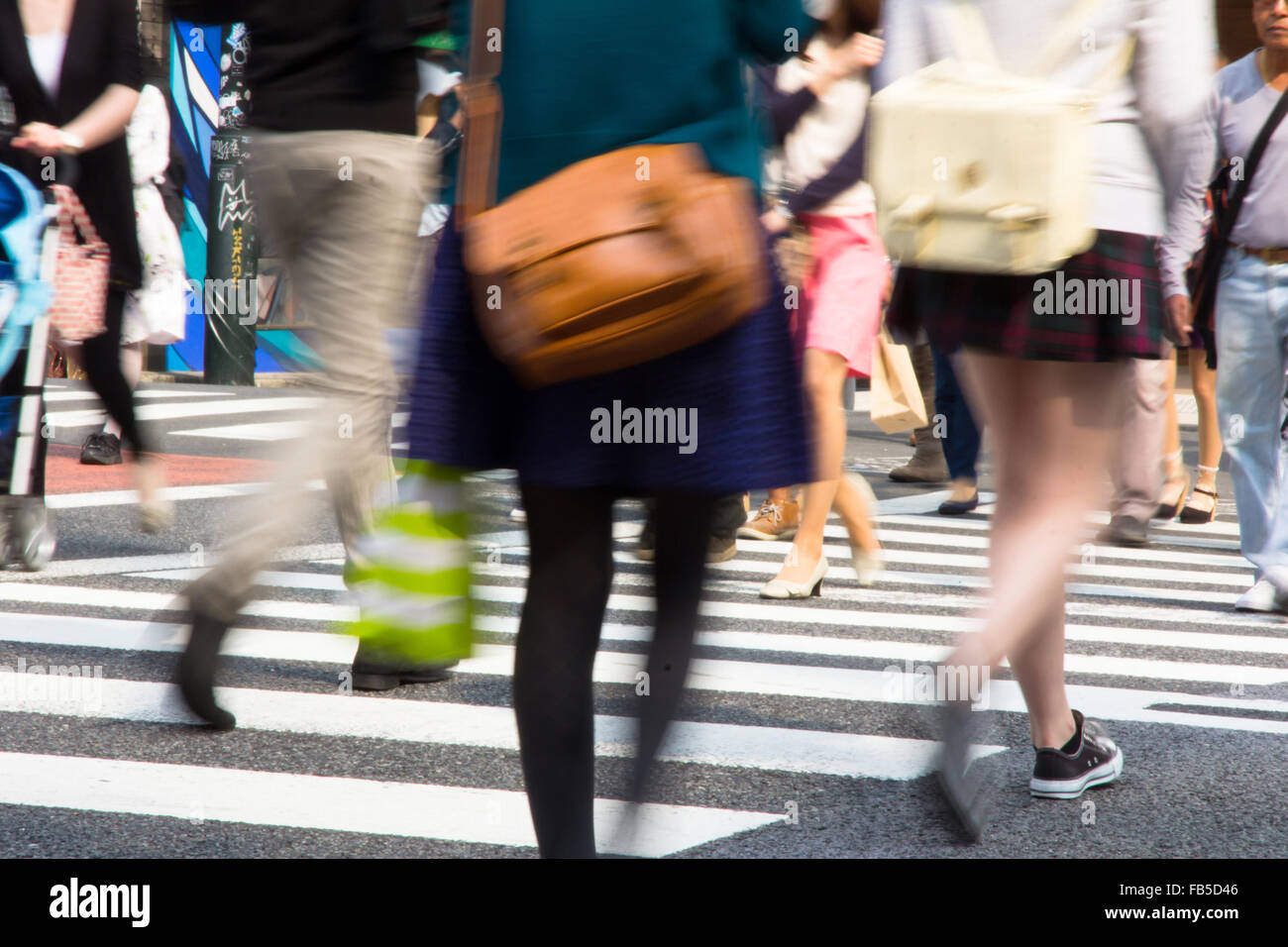 Tokyo City Commuters Stock Photo - Alamy