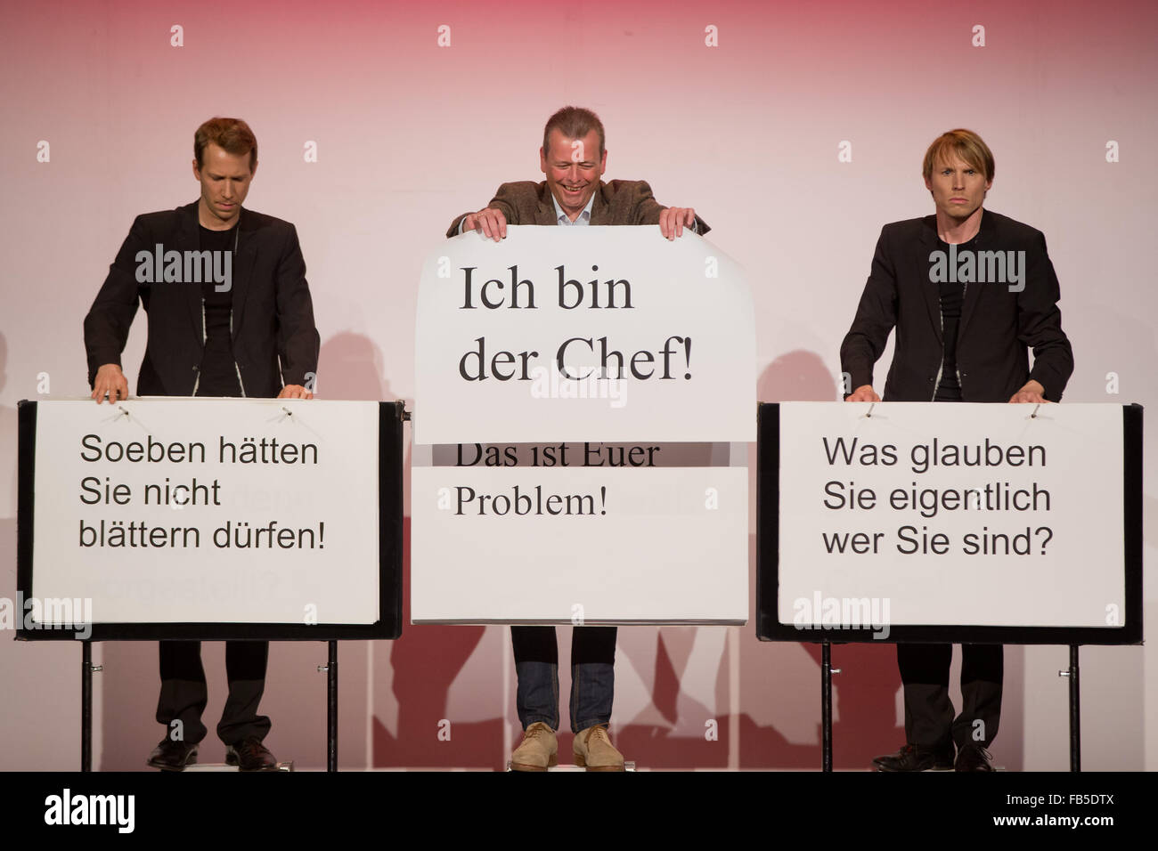 Nuremberg, Germany. 9th Jan, 2016. Nuremberg's mayor Ulrich Maly (C ...