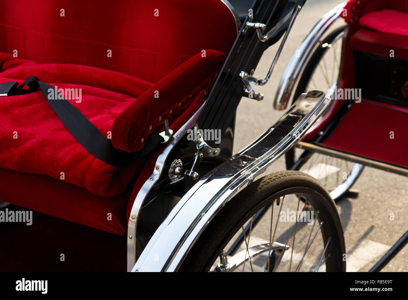 close up of Rickshaw in Kyoto Stock Photo - Alamy