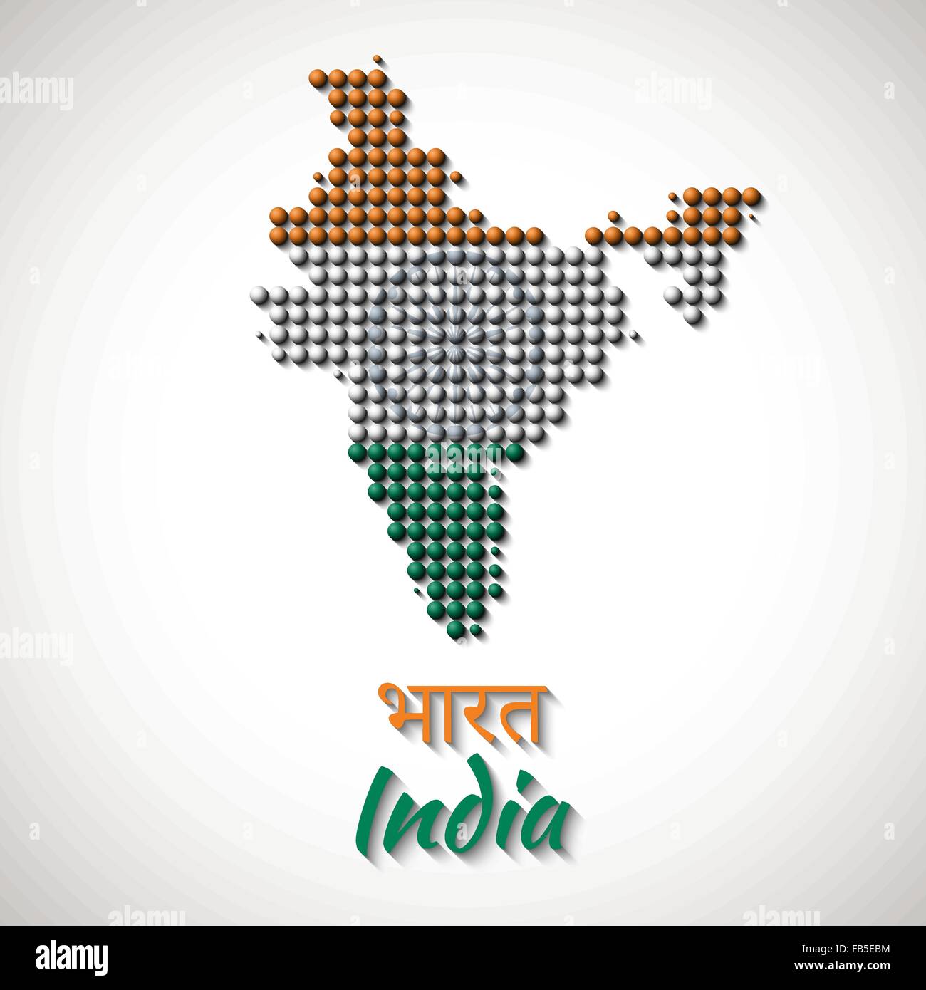 India Map vector color dotted design Stock Vector Image & Art - Alamy