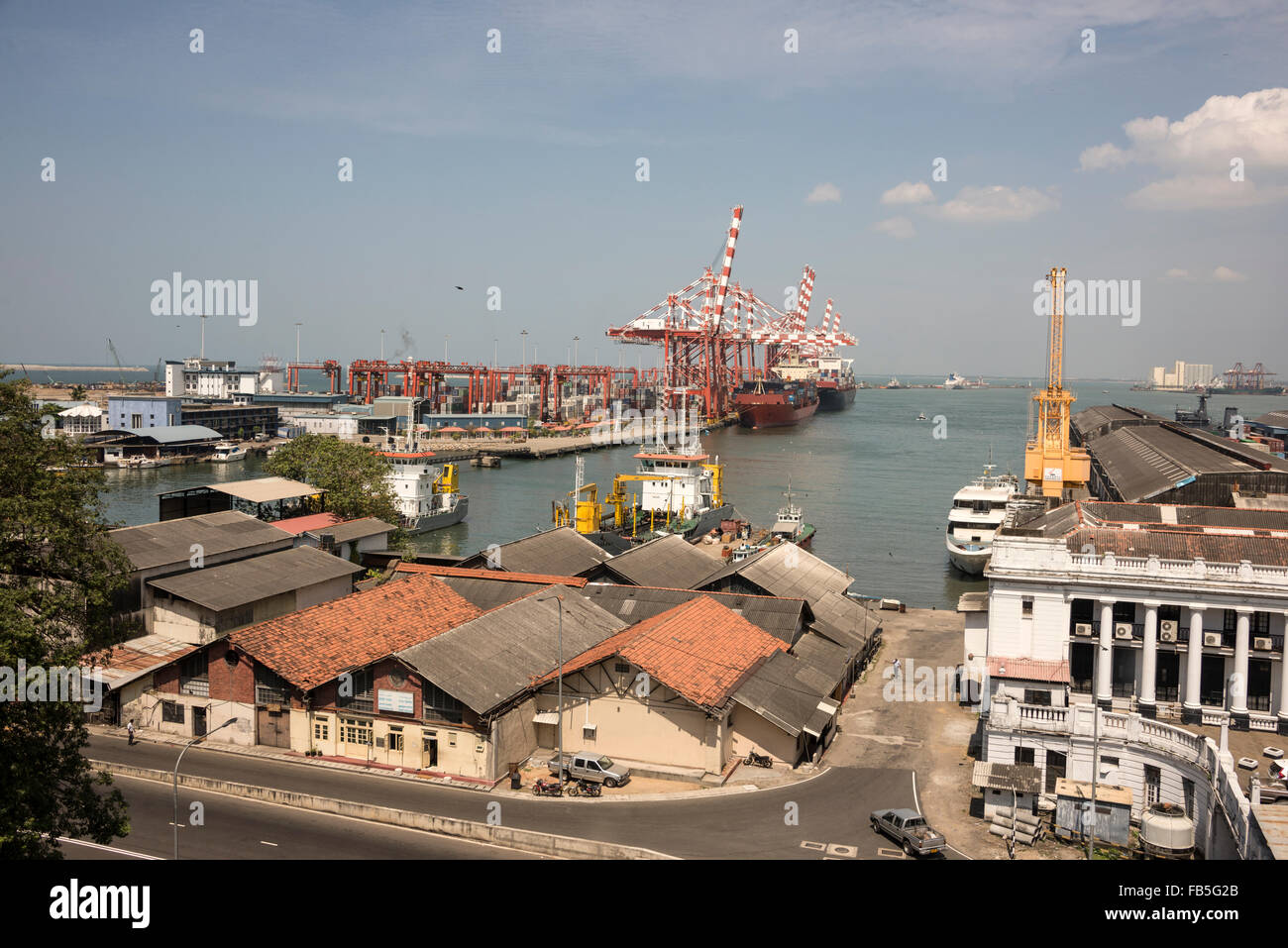 The container port and harbour in Colombo, Sri Lanka Stock Photo - Alamy